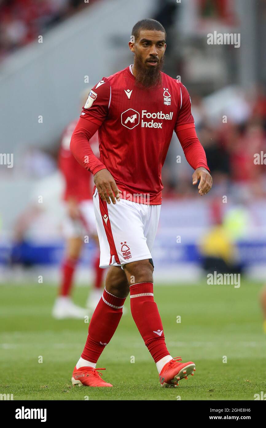 Lewis Grabban of Nottingham Forest during the Sky Bet Championship ...