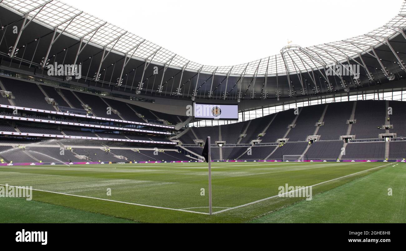 A general view of the inside of the stadium before the International ...