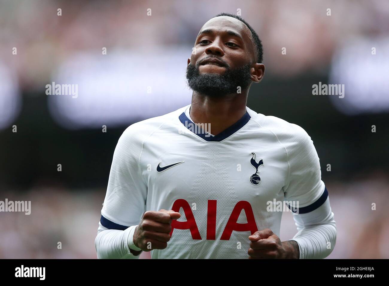 Georges-Kevin Nkoudou of Tottenham Hotspur celebrates scoring his ...