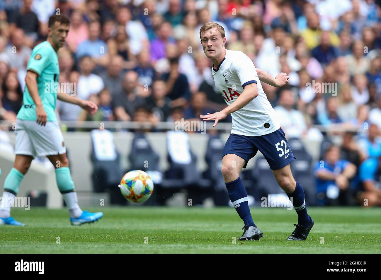 Oliver Skipp of Tottenham Hotspur shoot at goal during the ...