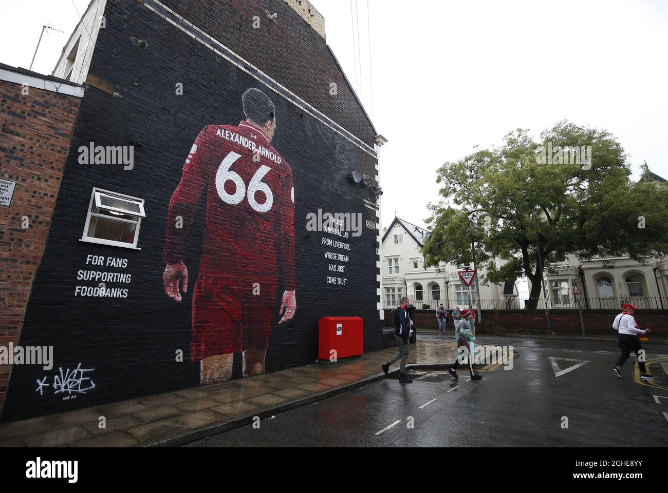 Trent alexander arnold mural hi-res stock photography and images - Alamy