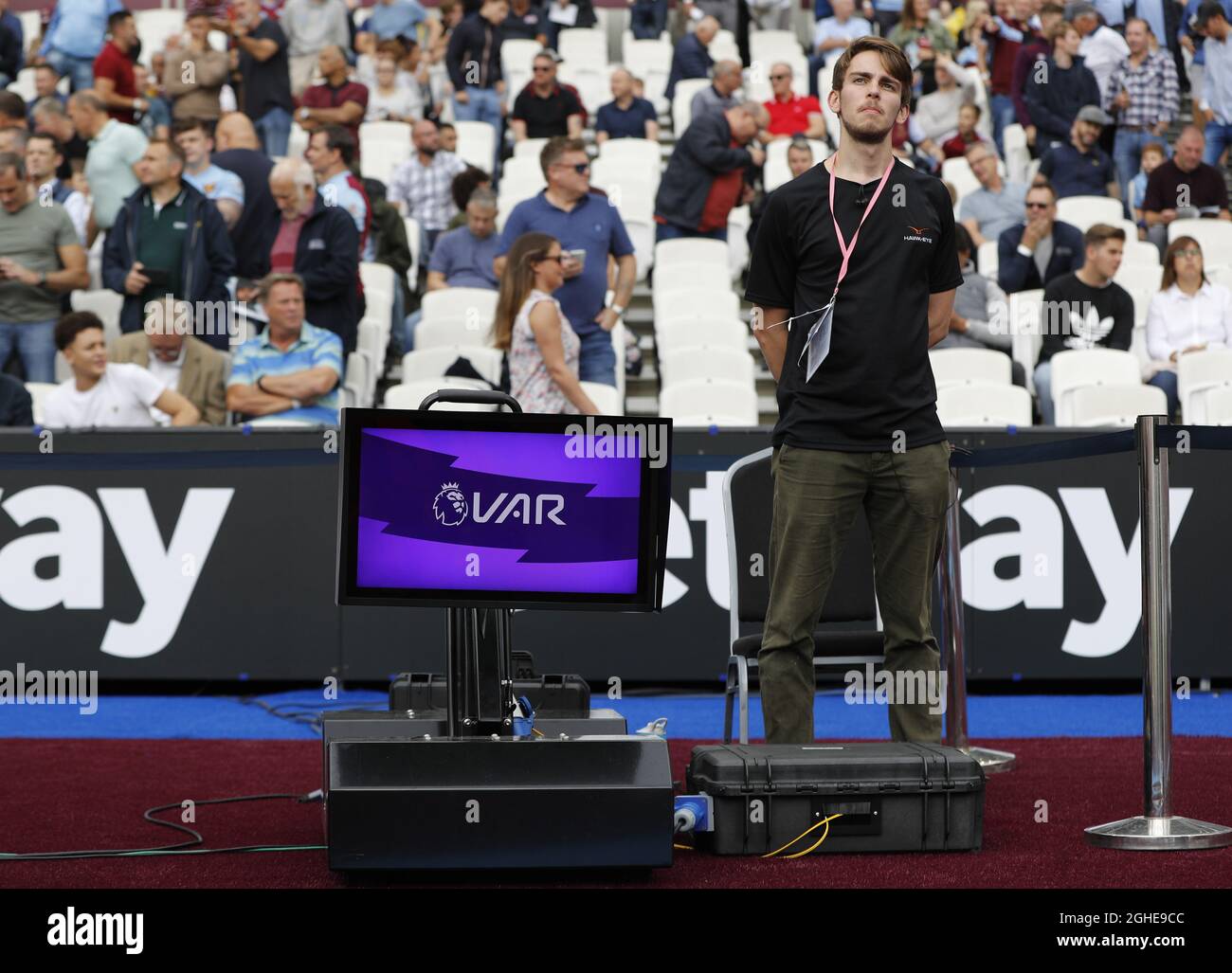Var pitch side monitor hi-res stock photography and images - Alamy