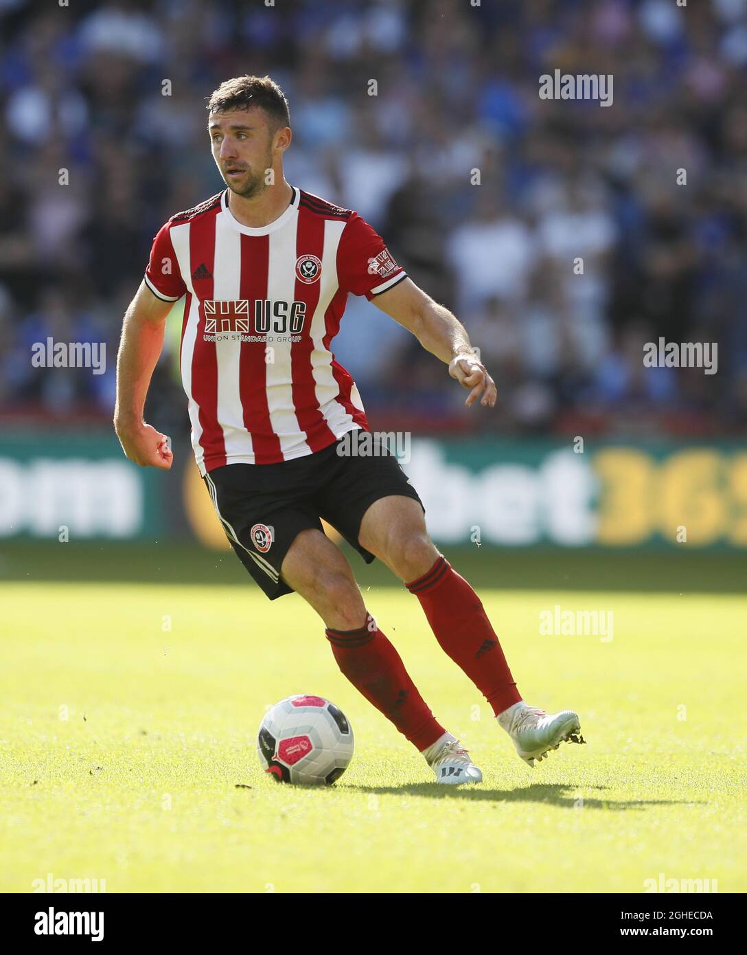 Enda Stevens of Sheffield Utd during the Premier League match at ...