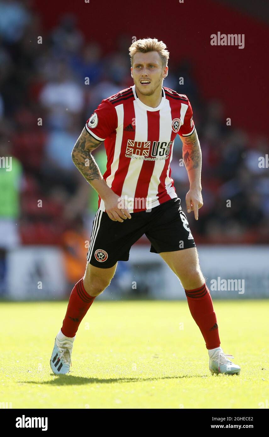 Luke Freeman of Sheffield Utd during the Premier League match at ...