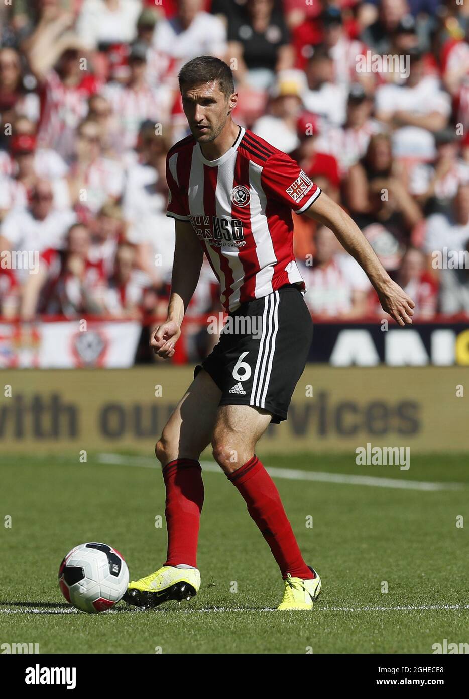 Chris Basham of Sheffield Utd during the Premier League match at ...