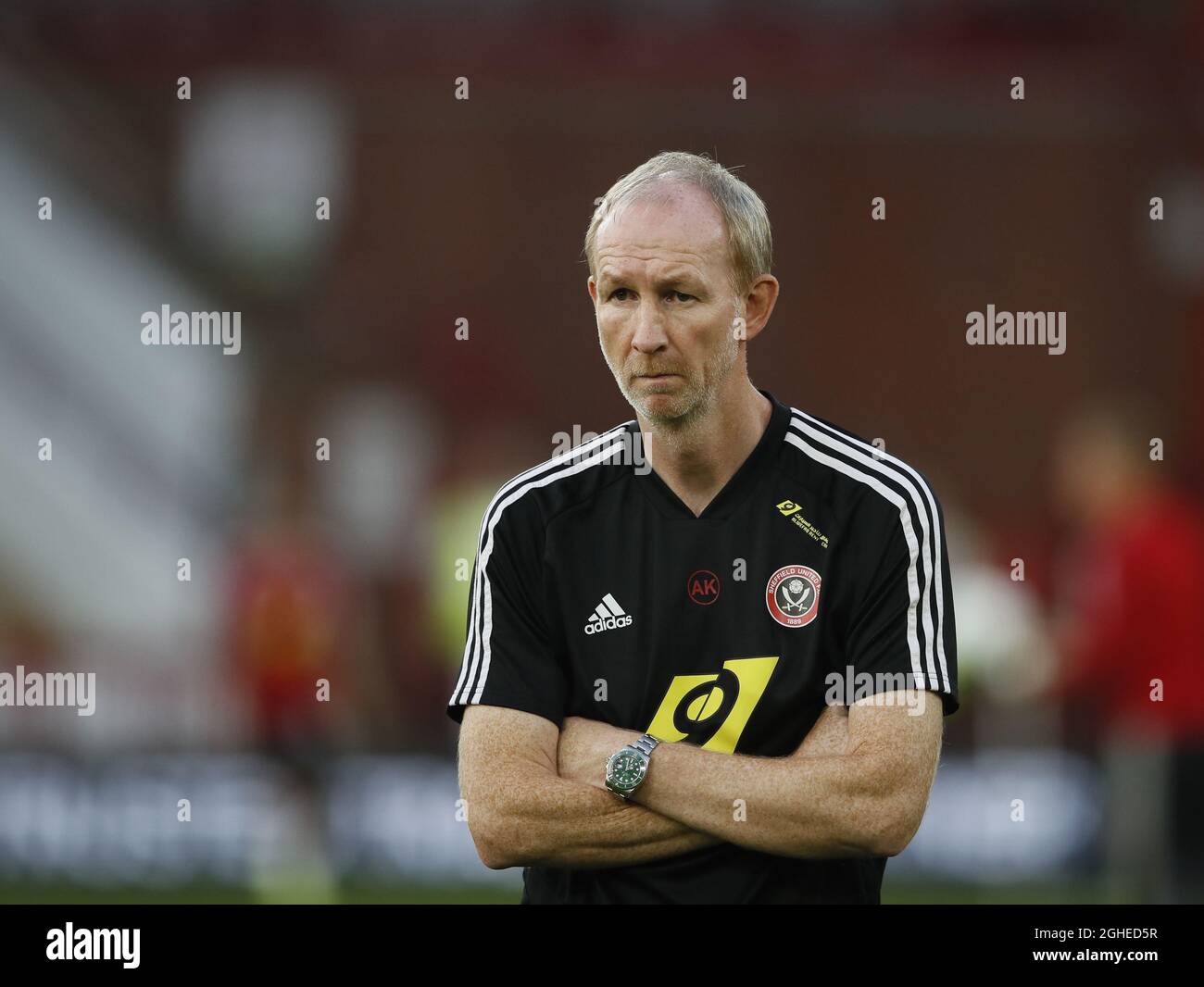 Alan Knill Assistant manager of Sheffield Utd during the Carabao Cup ...