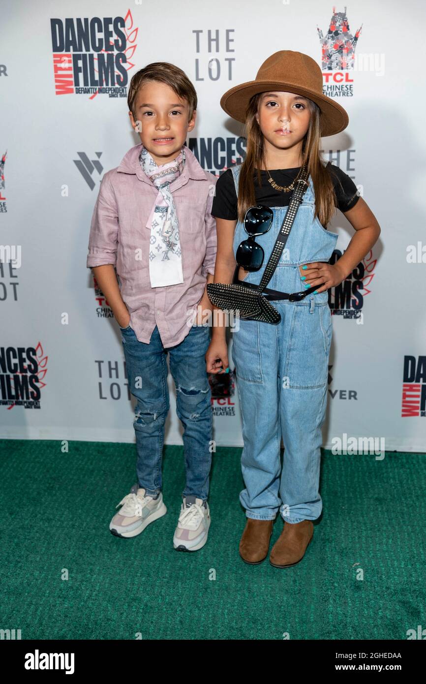 Los Angeles, California, USA. 05th Sep, 2021. Brody and Bay Lopes ...