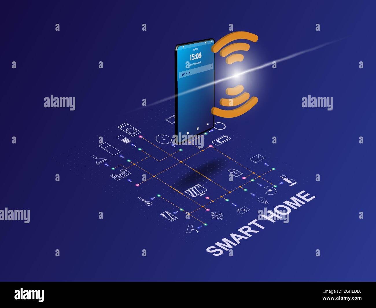 Car remote control light Stock Vector Images - Alamy