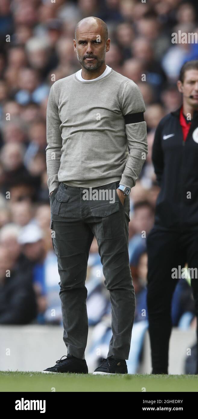 Josep Guardiola manager of Manchester City during the Premier League ...