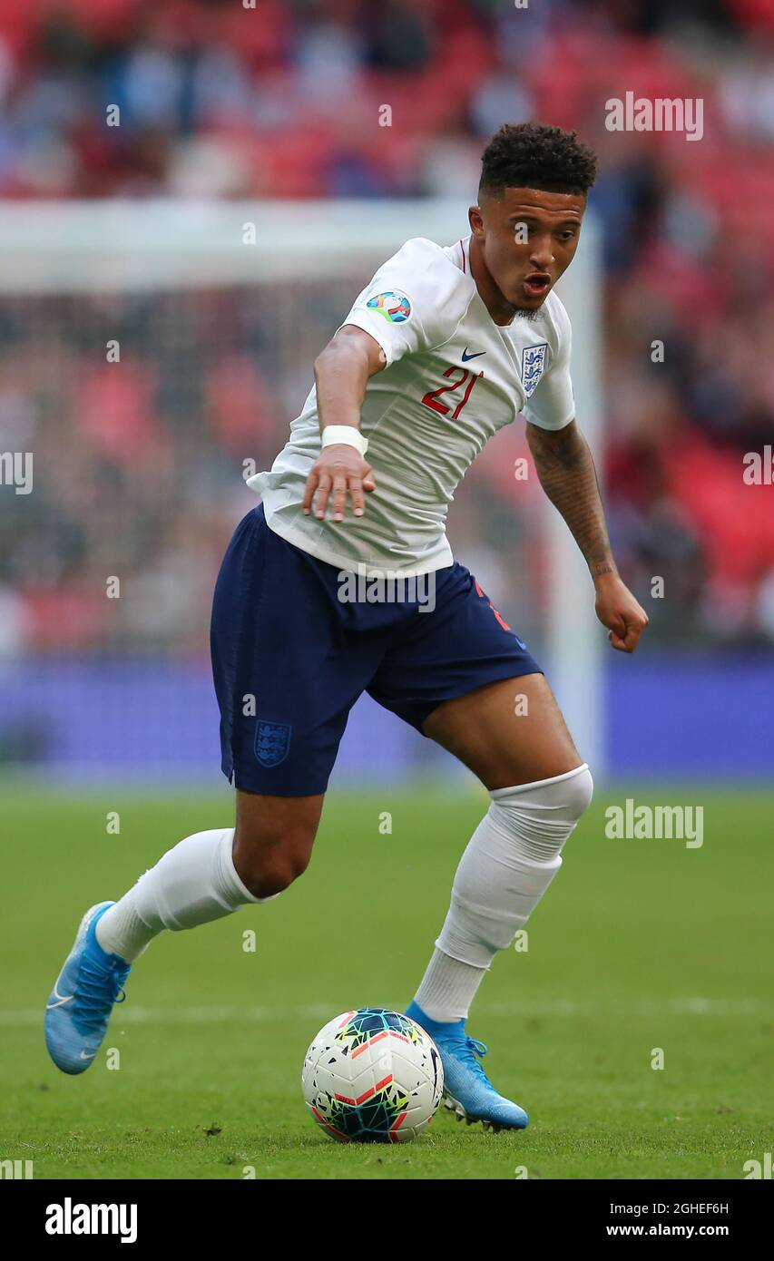 Jadon Sancho of England during the European 2020 Championship ...