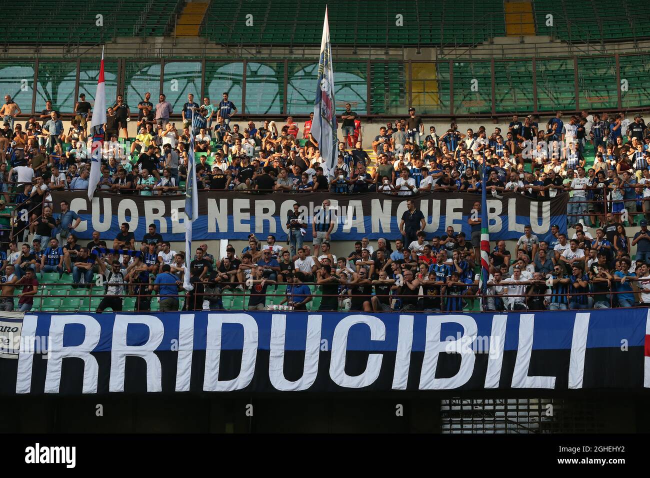 San siro inter milan fans in the during the match hi-res stock ...