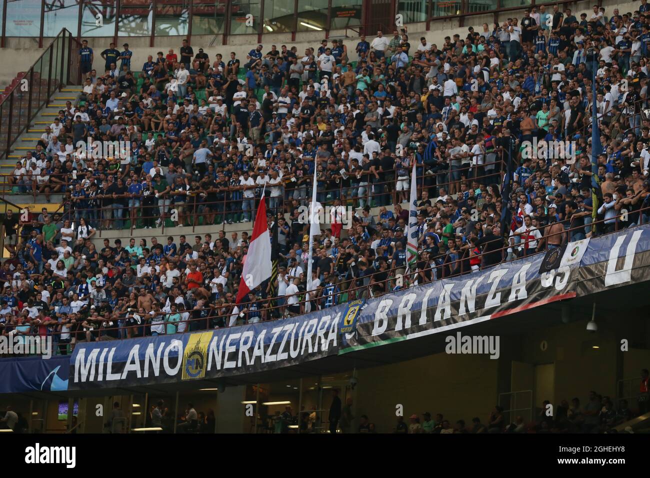 San siro inter milan fans in the during the match hi-res stock ...