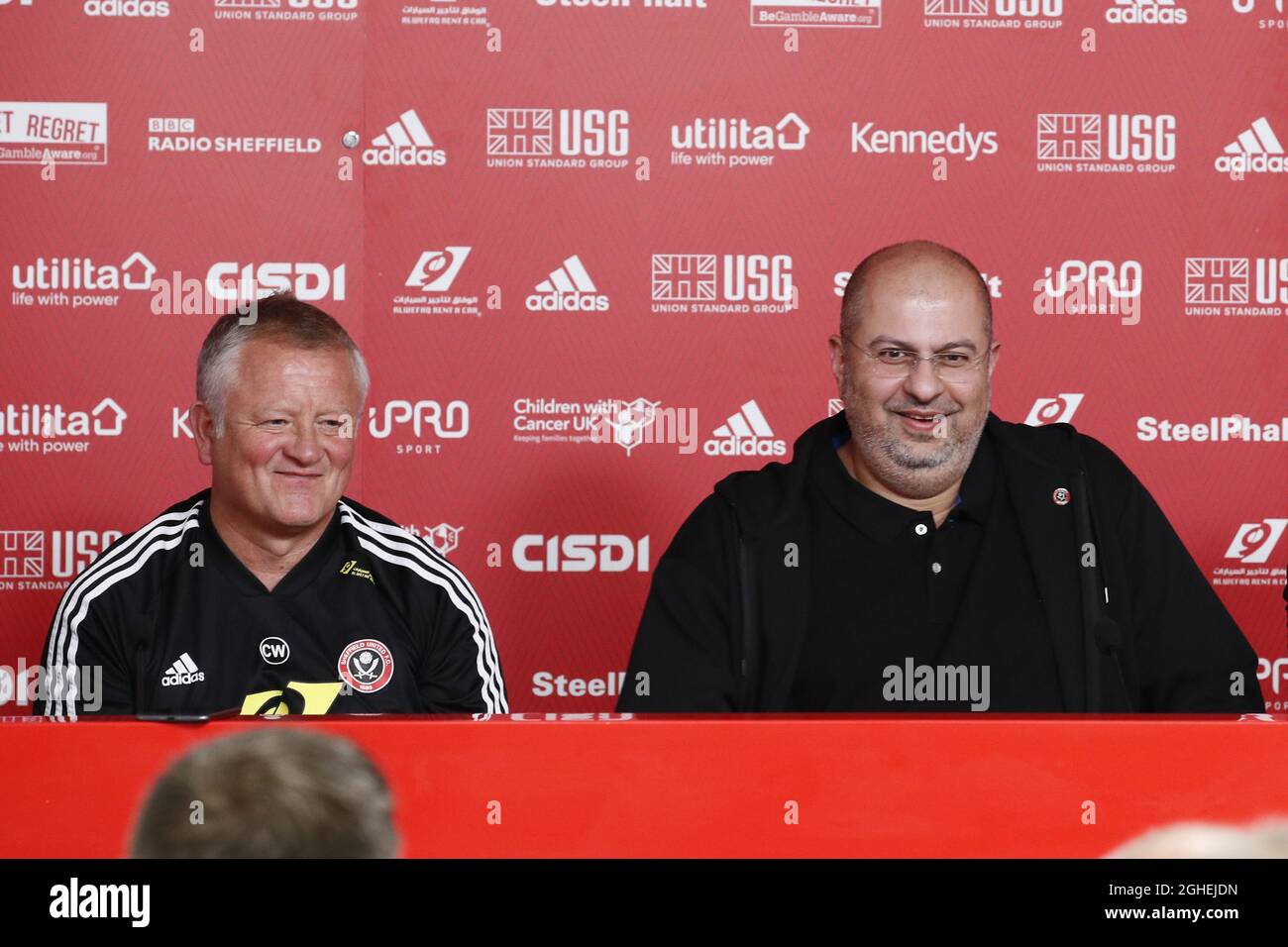 Manager Chris Wilder, H.R.H Prince Abdullah bin MosaÕad bin Abdulaziz ...
