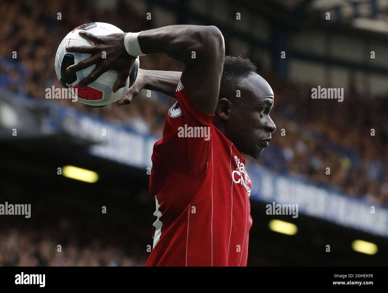 Sadio Mane of Liverpool during the Premier League match at Stamford ...