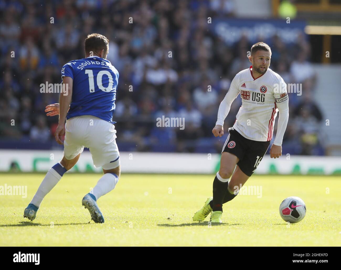 Oliver Norwood of Sheffield Utd during the Premier League match at ...