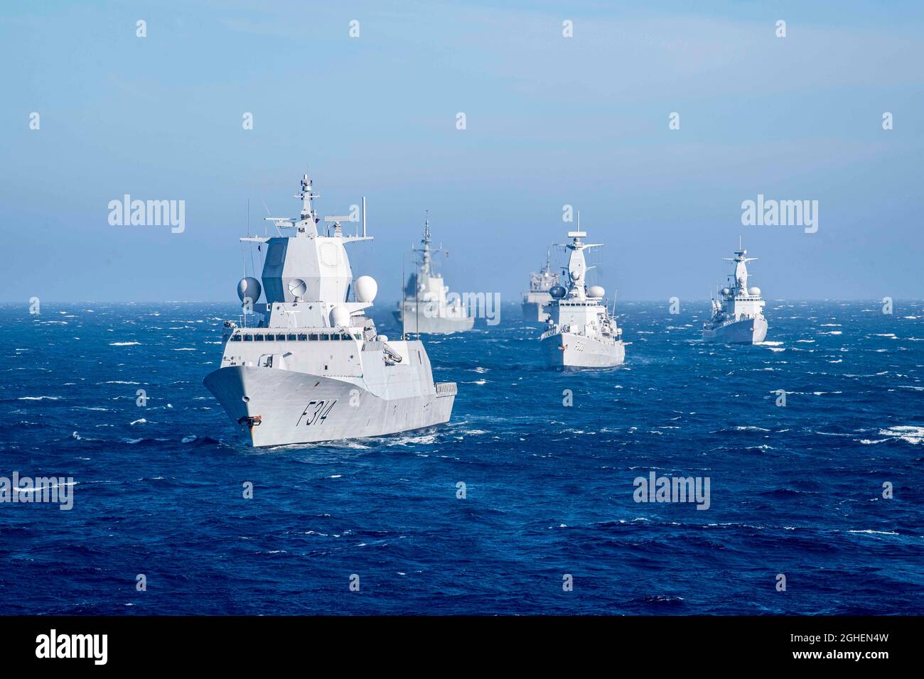 The Royal Norwegian Navy Fridjof Nansen-class frigate HNoMS Thor ...