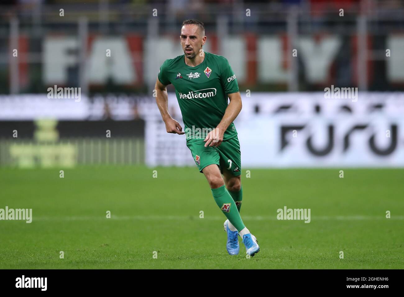 Franck Ribery of ACF Fiorentina during the Serie A match at Stadio ...