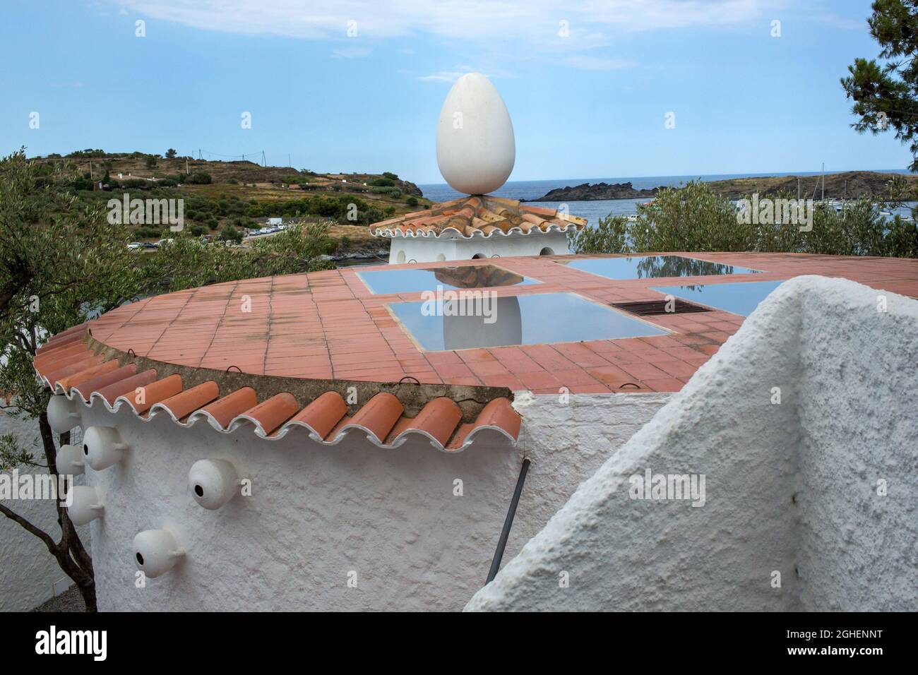 Portlligat, Spain, July 2018. Salvador Dalí House Museum in Portlligat ...