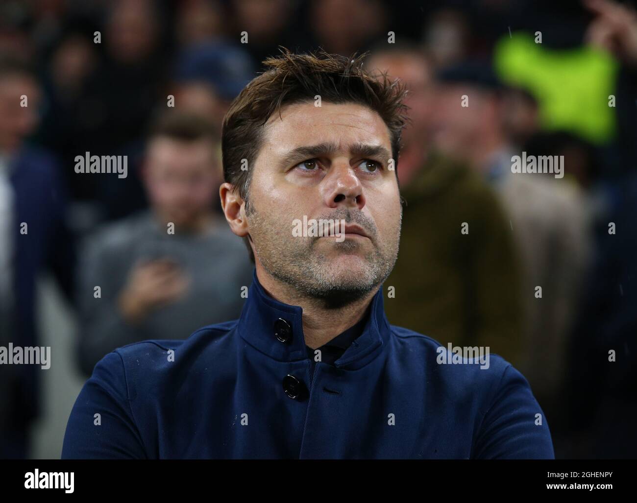 Mauricio Pochettino manager of Tottenham during the UEFA Champions ...