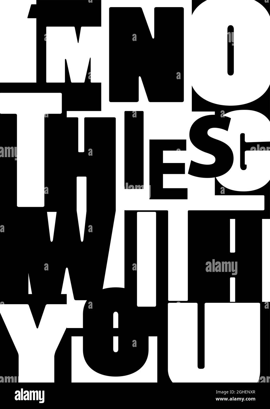 Letters background black and white for t-shirts. vektor eps 10 Stock ...