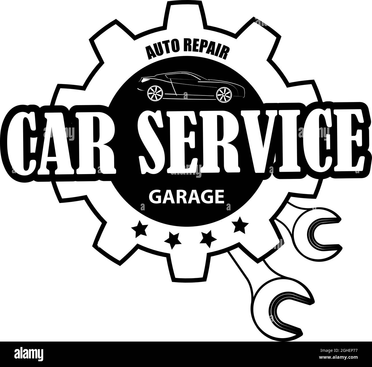 Auto Mechanic Shop Logo