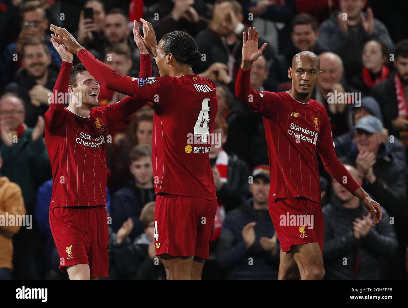 Andy robertson liverpool goal hi-res stock photography and images - Alamy