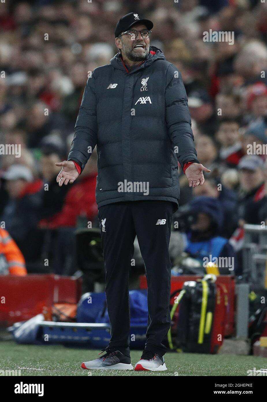 Liverpool manager Jurgen Klopp during the UEFA Champions League match ...