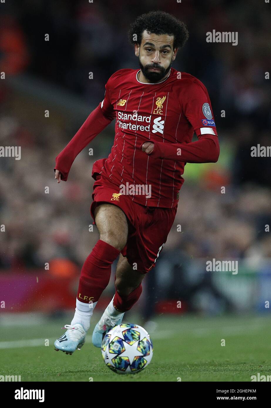 Mohamed Salah of Liverpool during the UEFA Champions League match ...