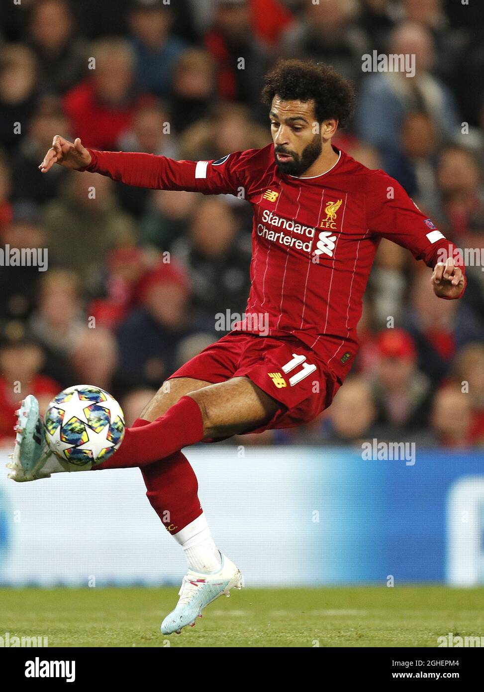 Mohamed Salah of Liverpool during the UEFA Champions League match ...