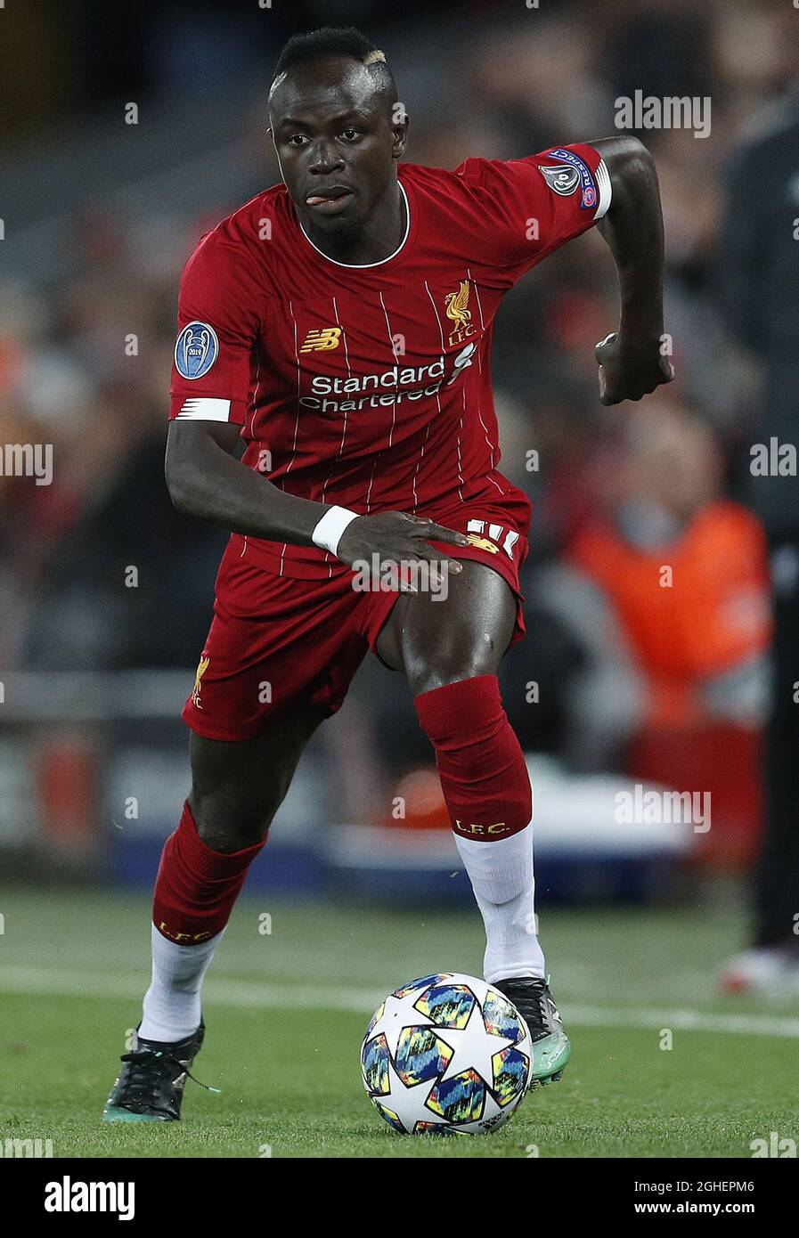 Sadio Mane of Liverpool during the UEFA Champions League match against ...
