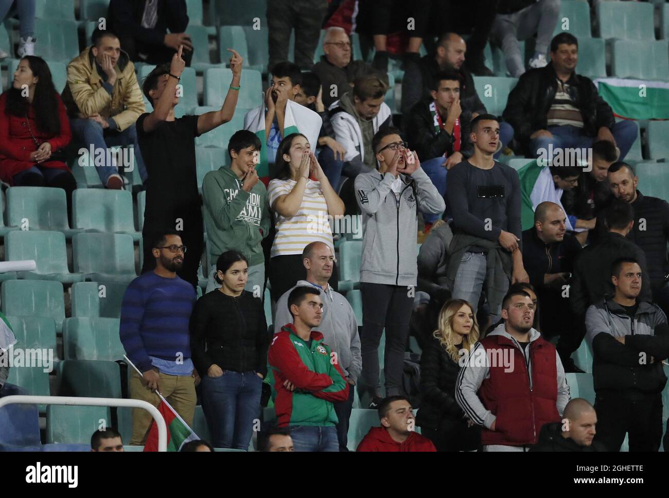 Uefa euro 2020 qualifying match vasil levski national stadium hi-res ...