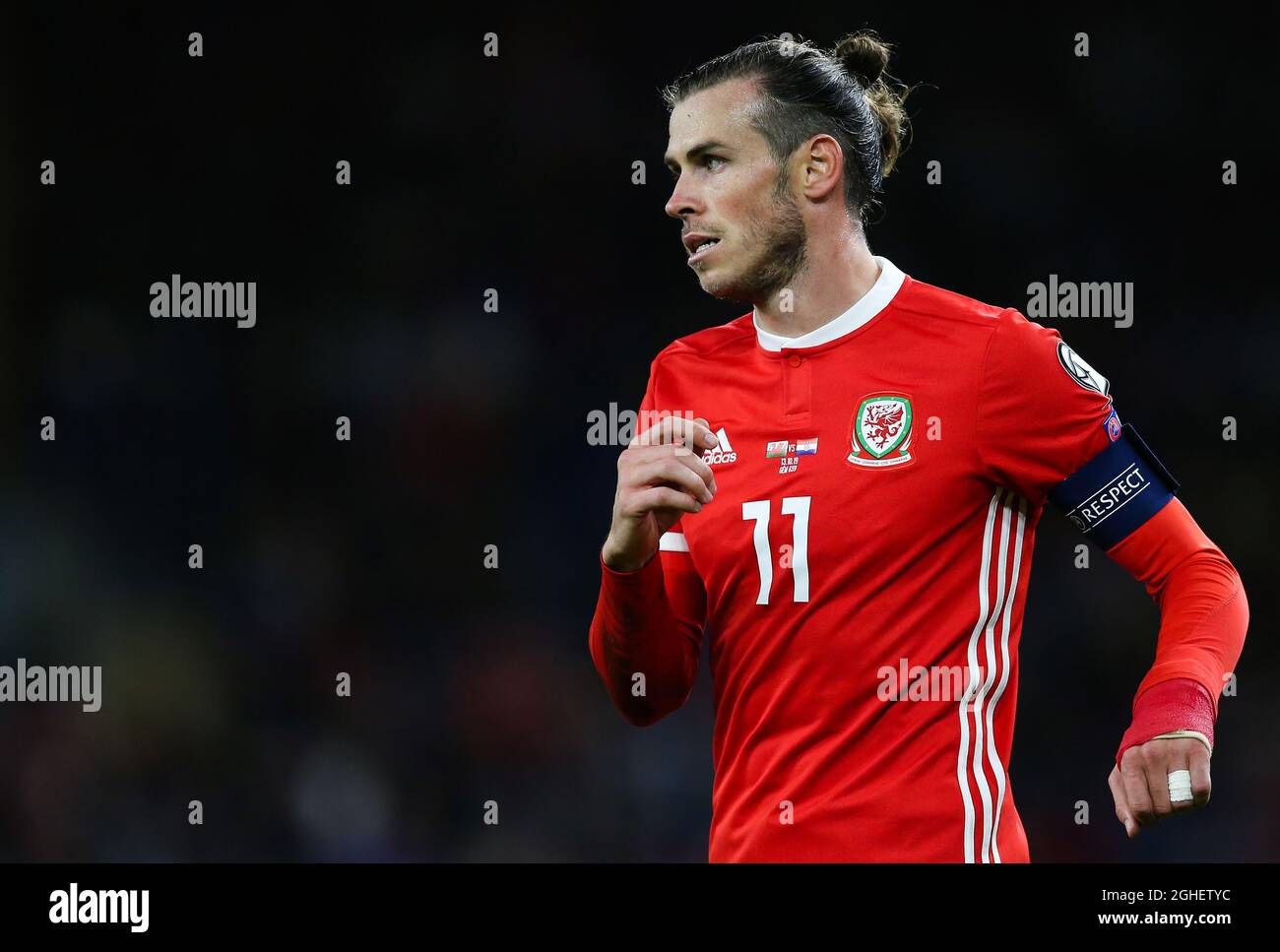 Gareth Bale of Wales during the UEFA Euro 2020 Qualifying match at the ...