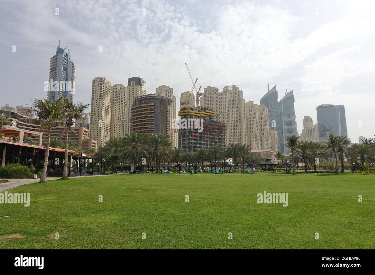 Dubai skyline with tower blocks hi-res stock photography and images - Alamy