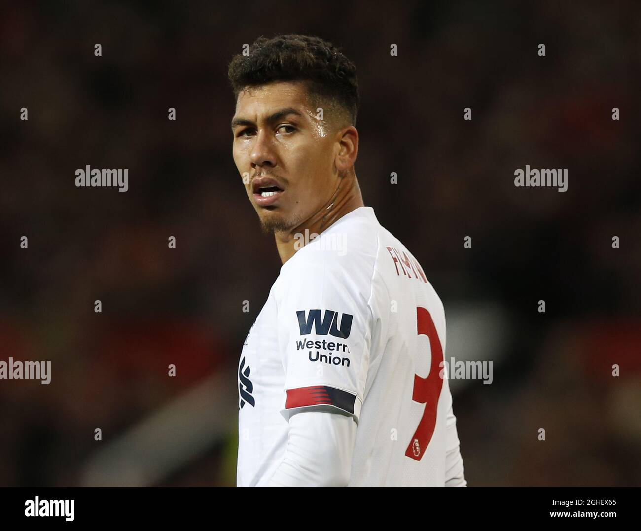 Roberto Firmino of Liverpool during the Premier League match at Old ...