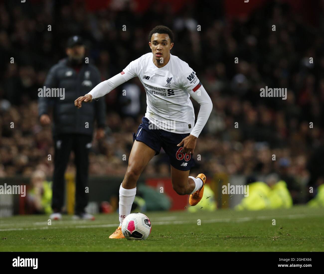 Trent Alexander-Arnold of Liverpool during the Premier League match at ...