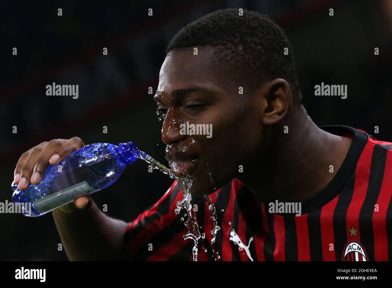 Rafael Leao of AC Milan during the Serie A match at Giuseppe Meazza ...