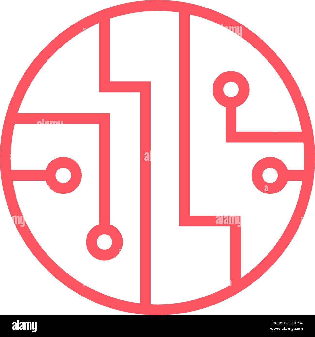 Circuit technology logo icon design vector template Stock Vector Image ...