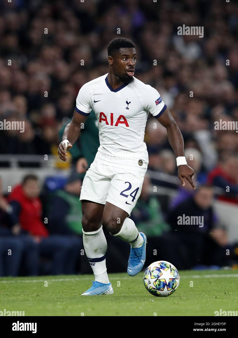 Tottenham's Serge Aurier during the UEFA Champions League match at the ...