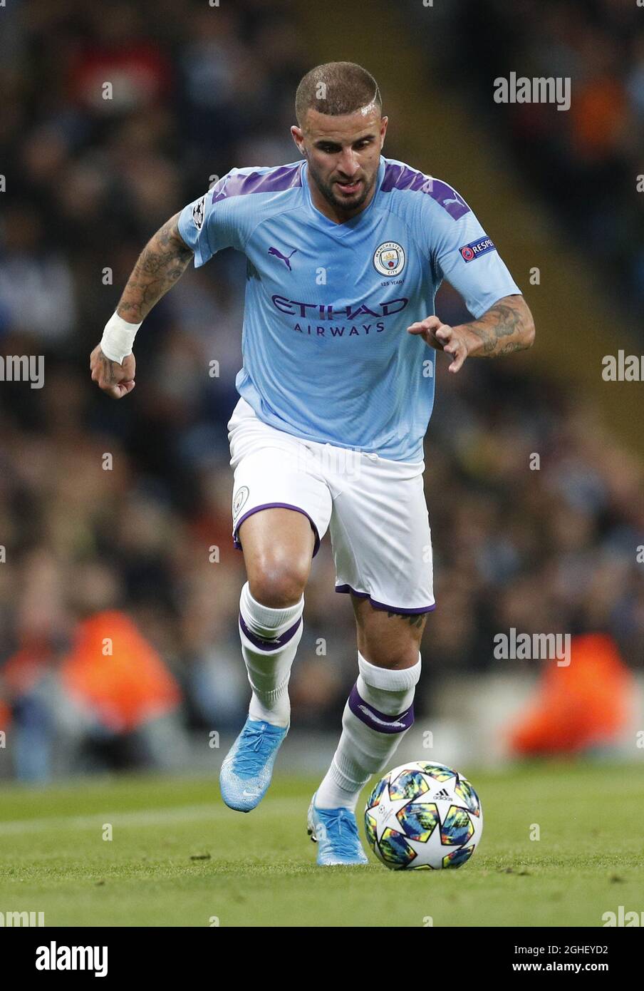 Kyle Walker of Manchester City during the UEFA Champions League match ...