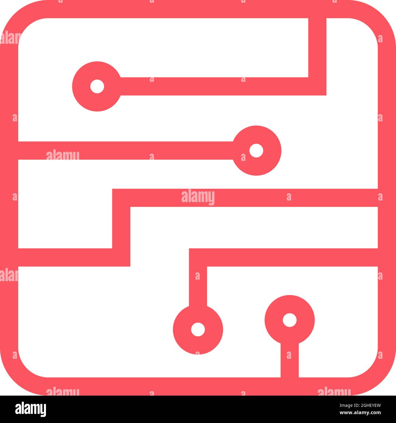 Circuit technology logo icon design vector template Stock Vector Image ...