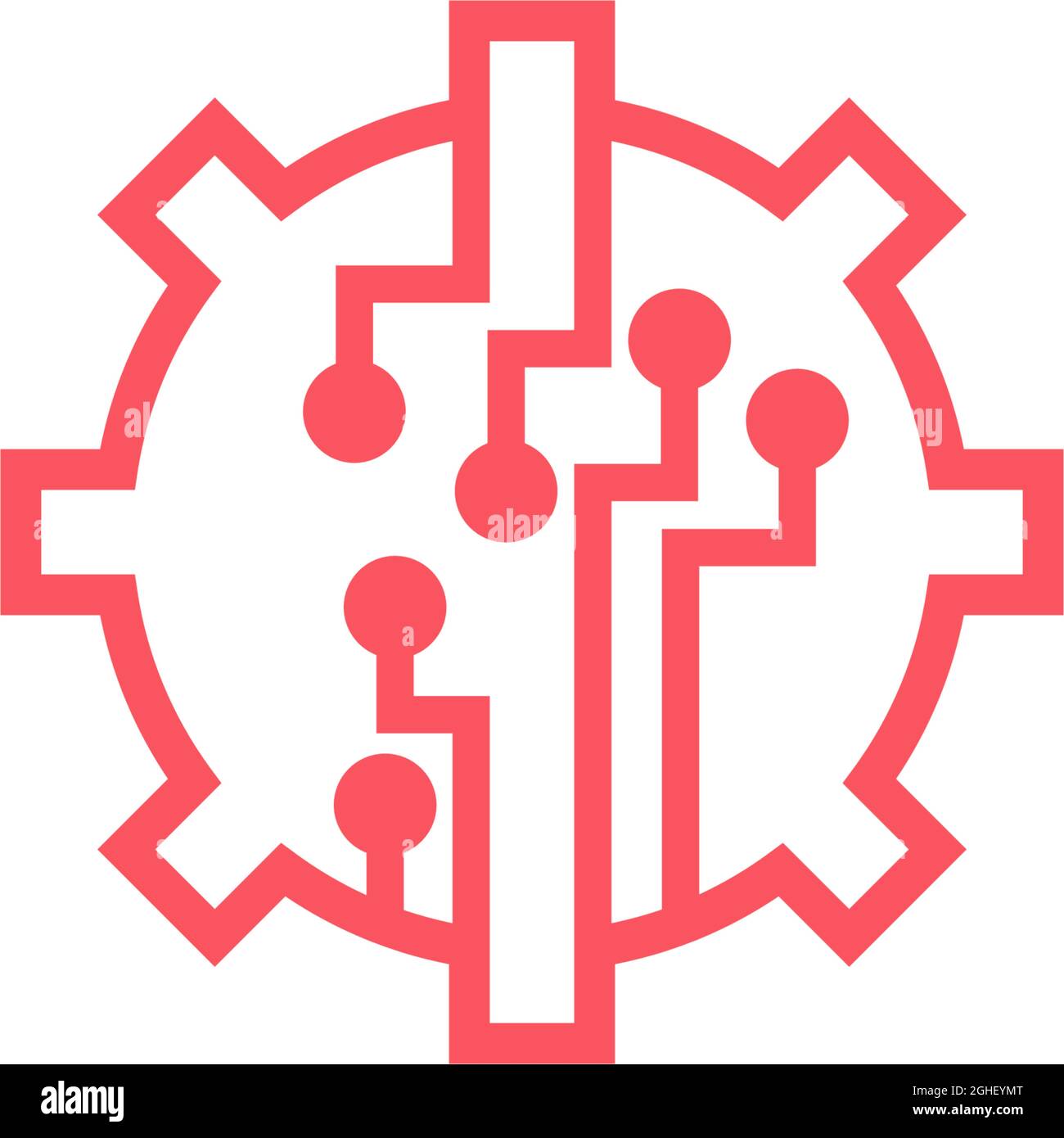 Circuit technology logo icon design vector template Stock Vector Image ...