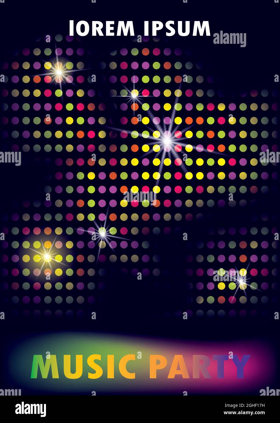 Background illustration midnight club Stock Vector Images - Alamy