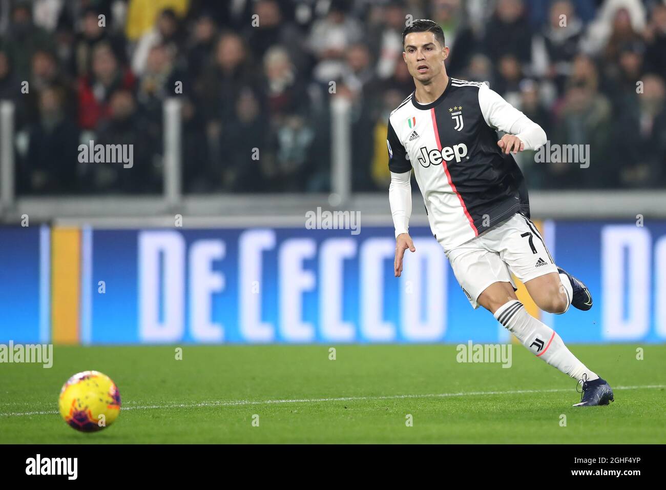 Cristiano Ronaldo of Juventus wearing his sock a little higher than ...