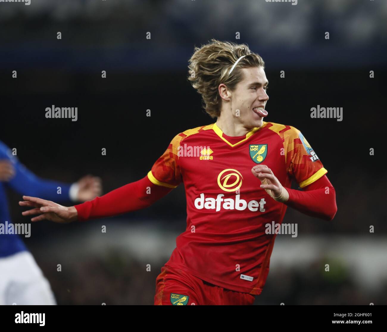 Todd Cantwell of Norwich City celebrates scoring the first goal during ...