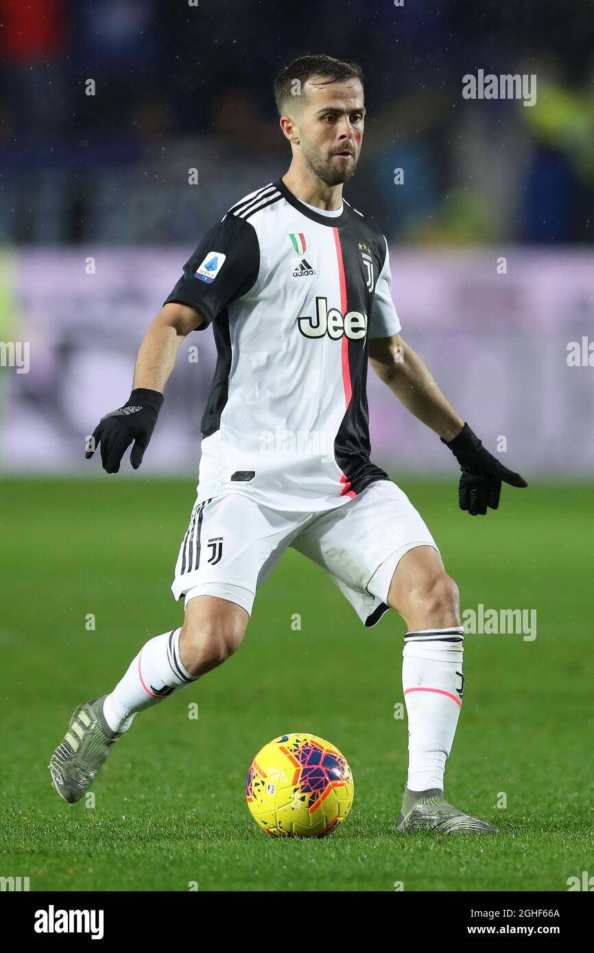 Miralem Pjanic of Juventus during the Serie A match at Gewiss Stadium ...