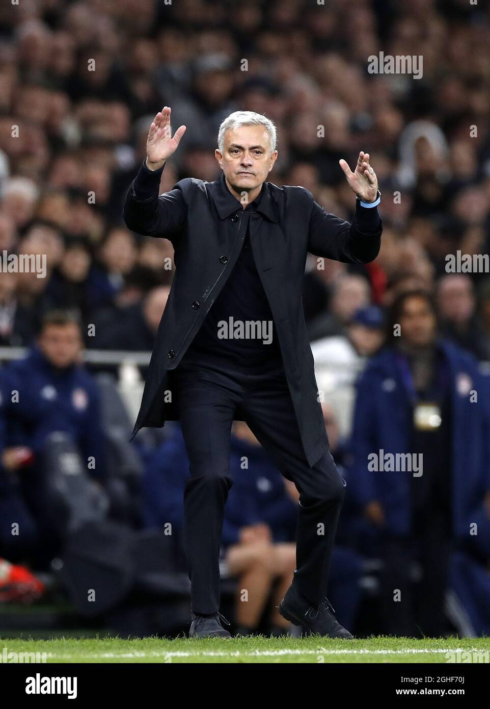 Tottenham's Jose Mourinho during the UEFA Champions League match at the ...