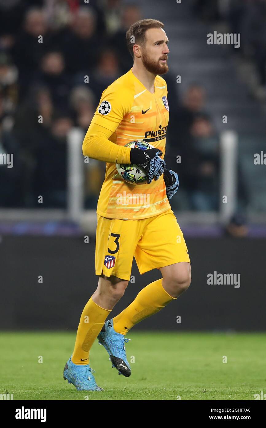 Jan Oblak of Atletico Madrid during the UEFA Champions League match at ...