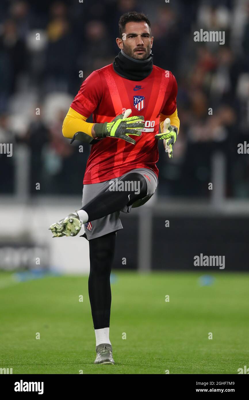 Antonio Adan of Atletico Madrid during the UEFA Champions League match ...