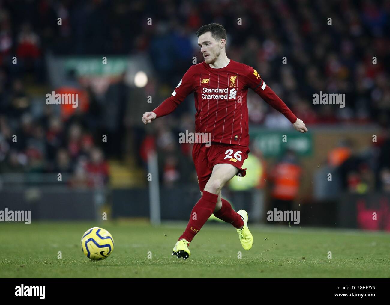 Andrew Robertson of Liverpool during the Premier League match at ...