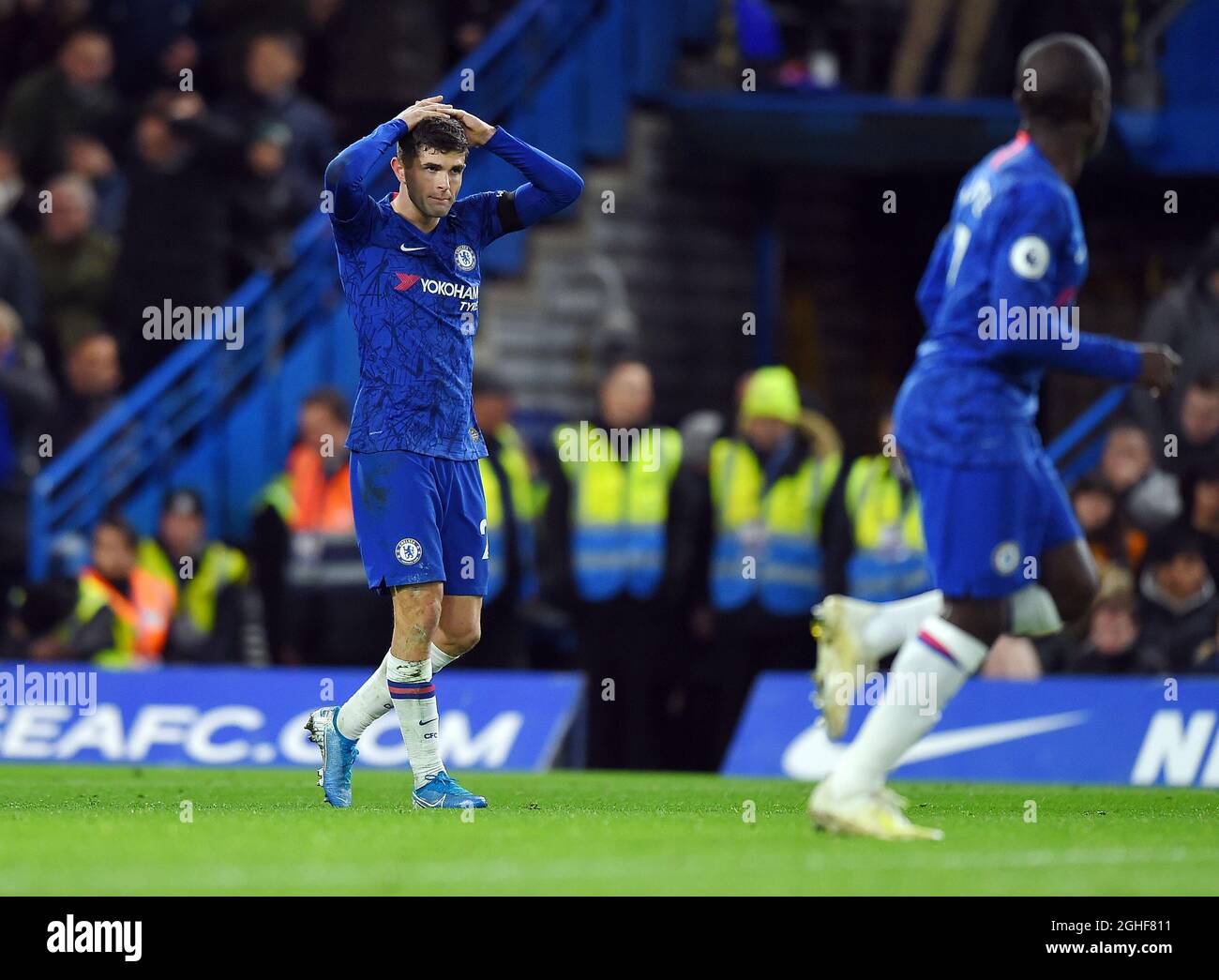 Christian Pulisic of Chelsea during the Premier League match at ...